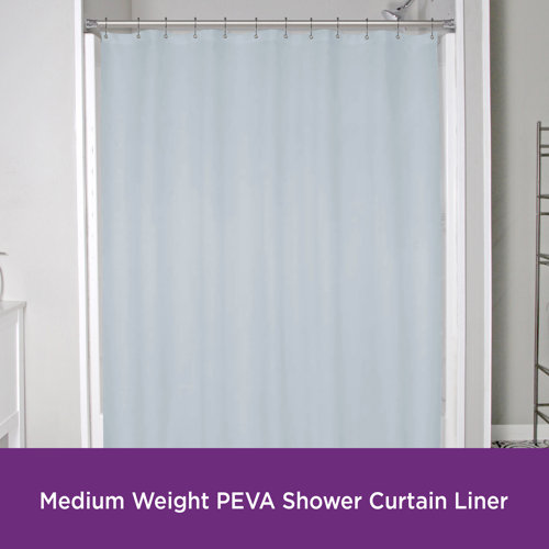 Wayfair Basics® Brungardt Peva Solid Color Single Shower Curtain Liner